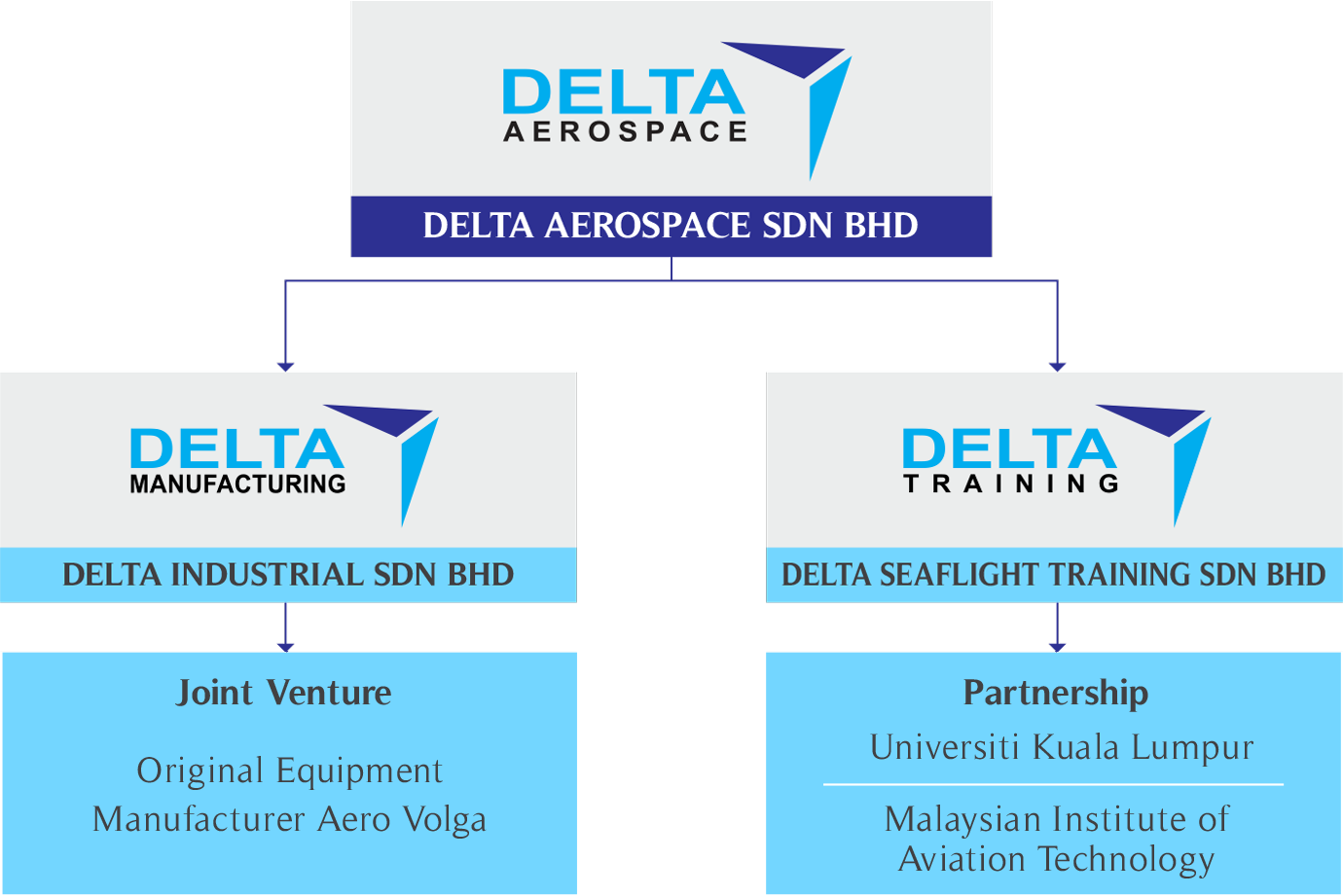 Group Structure – Delta Aerospace